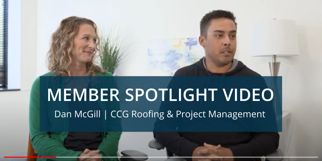 Member Spotlight: Dane McGill of CCG Roofing & Project Management - OE in Northglenn, CO